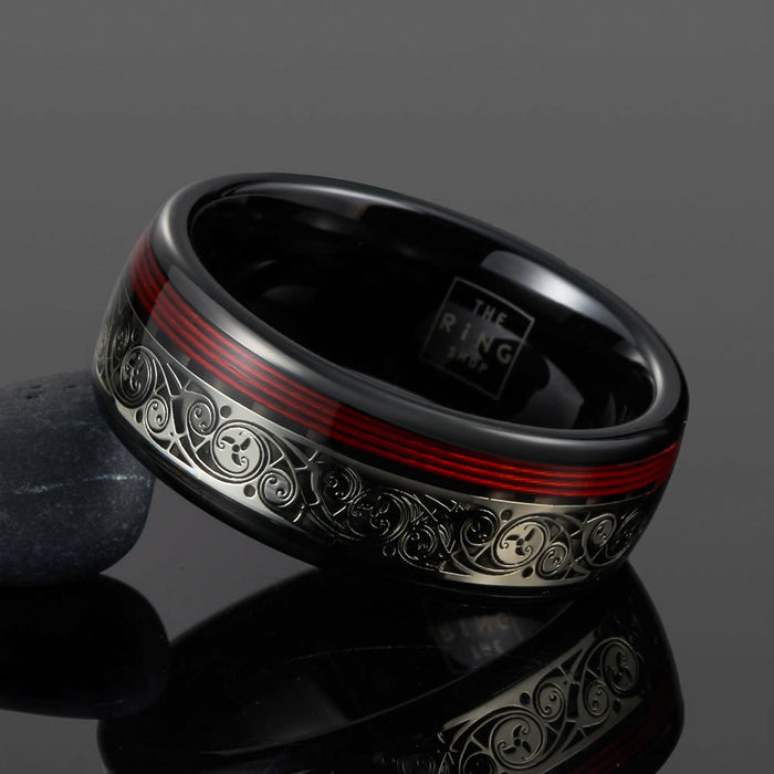 Red Rings and Bands - The Ring Shop